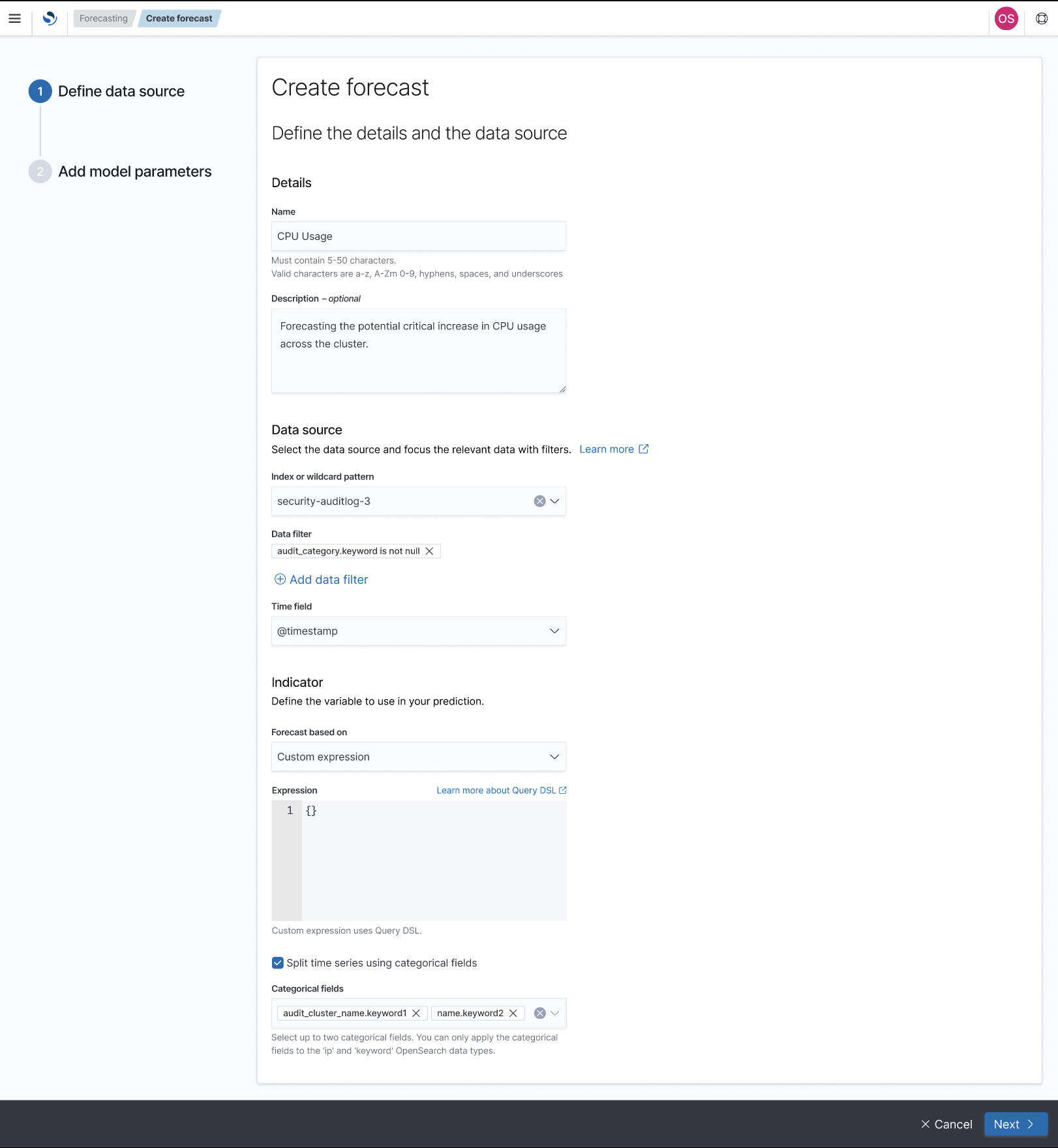 Ux Create Forecast · Issue 574 · Opensearch Projectanomaly Detection Dashboards Plugin · Github
