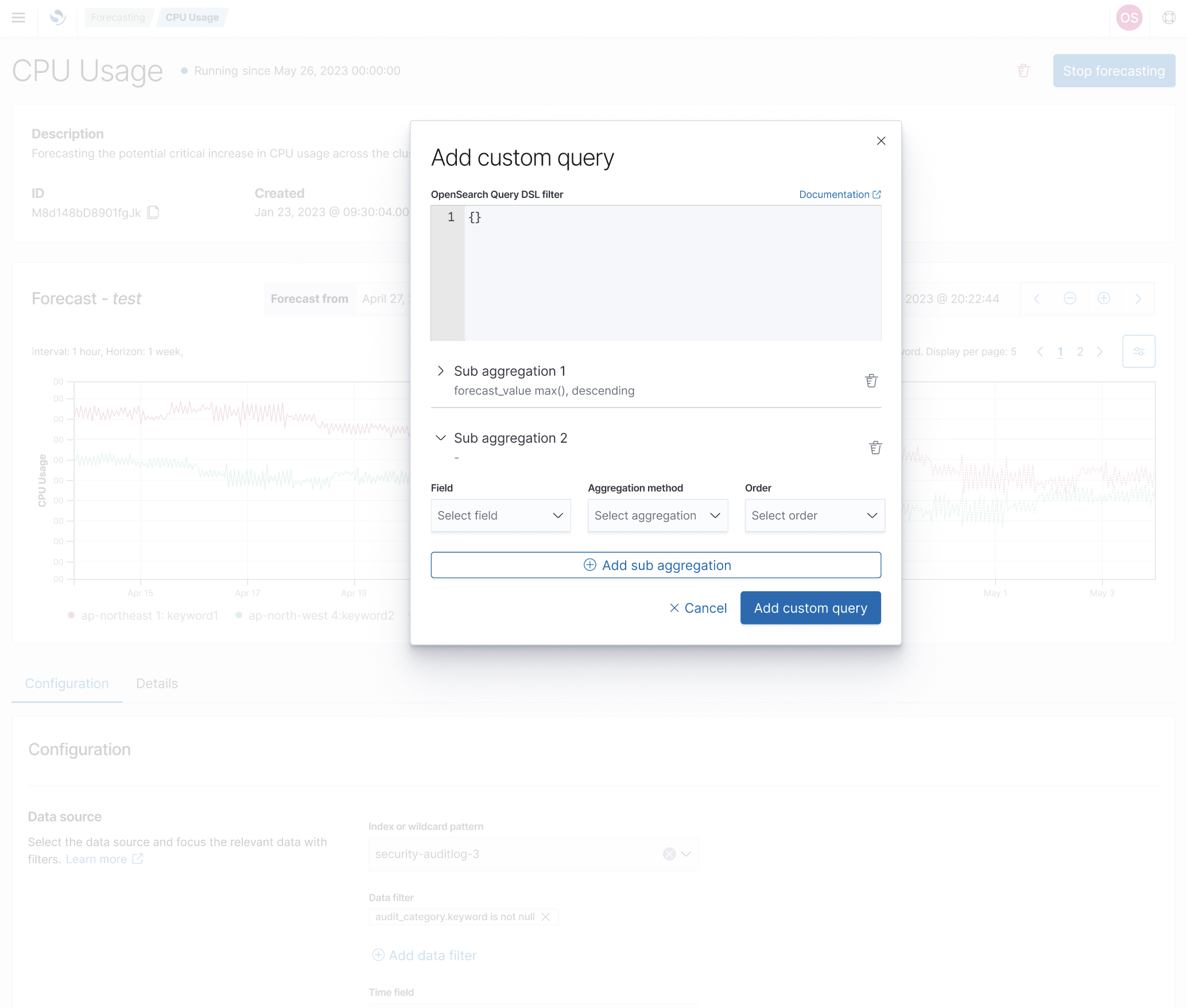 [UX] View Forecasting Results (forecasting visualization) · Issue #1168 · opensearch-project/ml ...