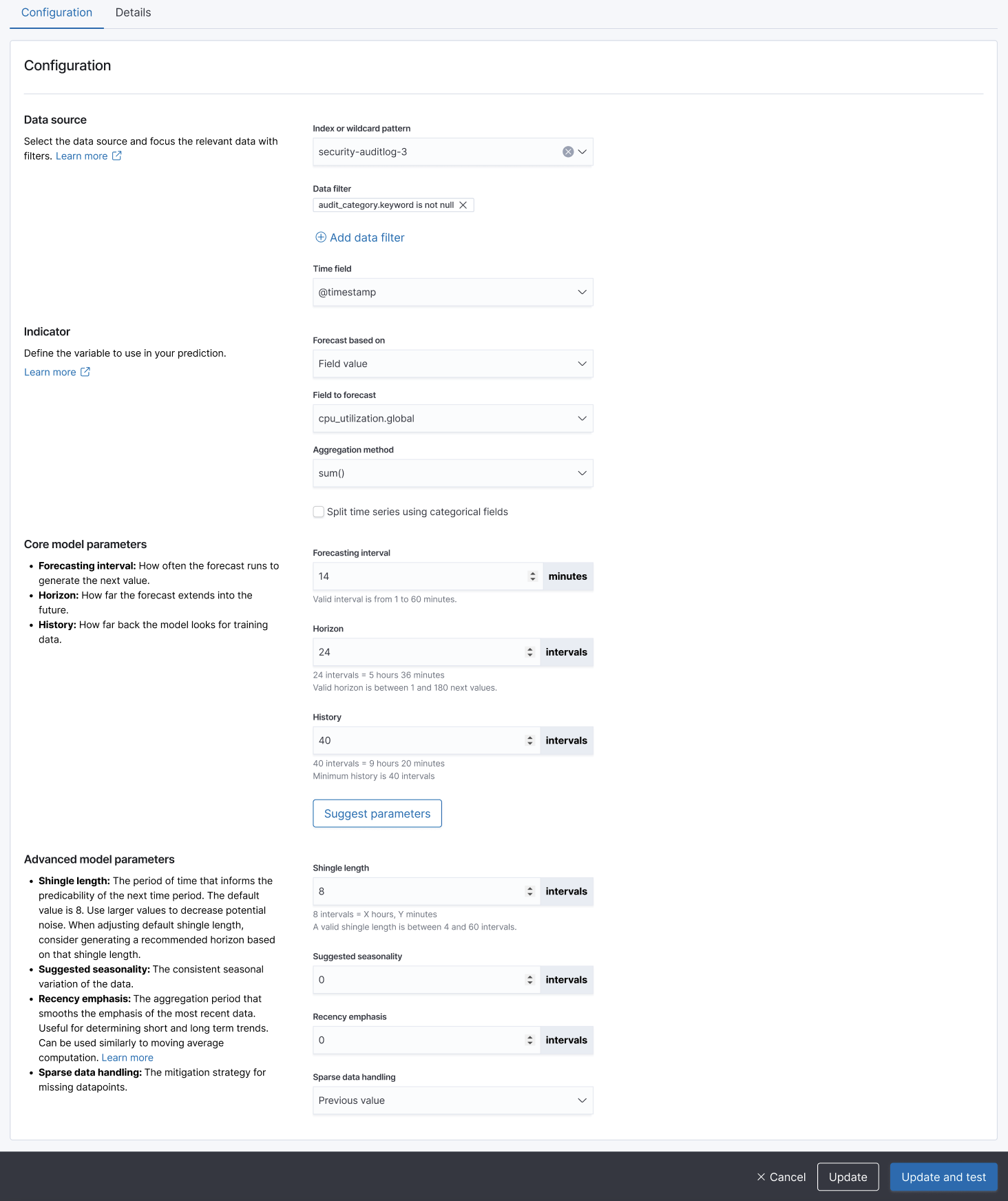 [ux] Edit Forecast · Issue 577 · Opensearch Project Anomaly Detection Dashboards Plugin · Github