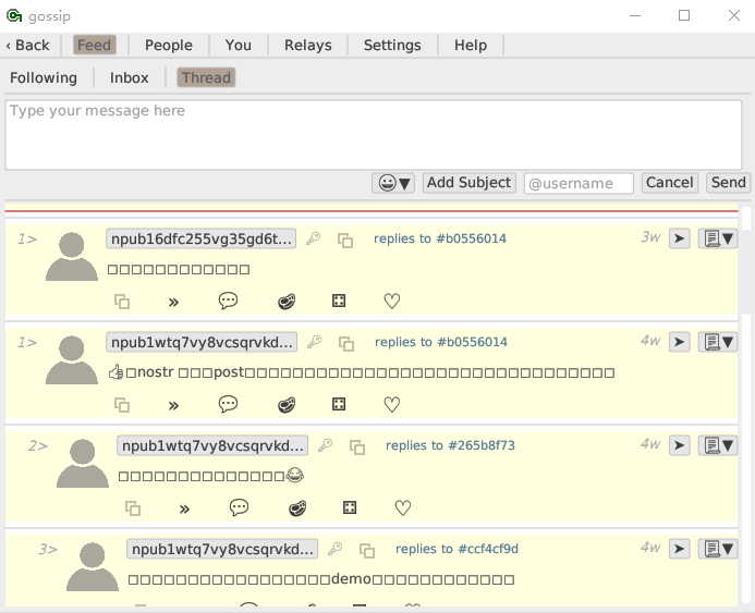 Does this client surpport unicode/chinese/utf-8? · Issue #293 · mikedilger/gossip · GitHub