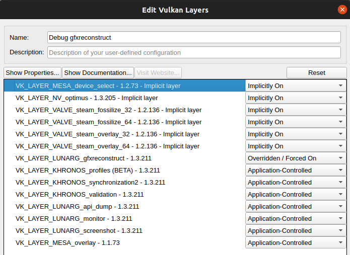 vkGetInstanceProcAddr with unknown name crashes on linux · Issue #688 · LunarG/gfxreconstruct ...