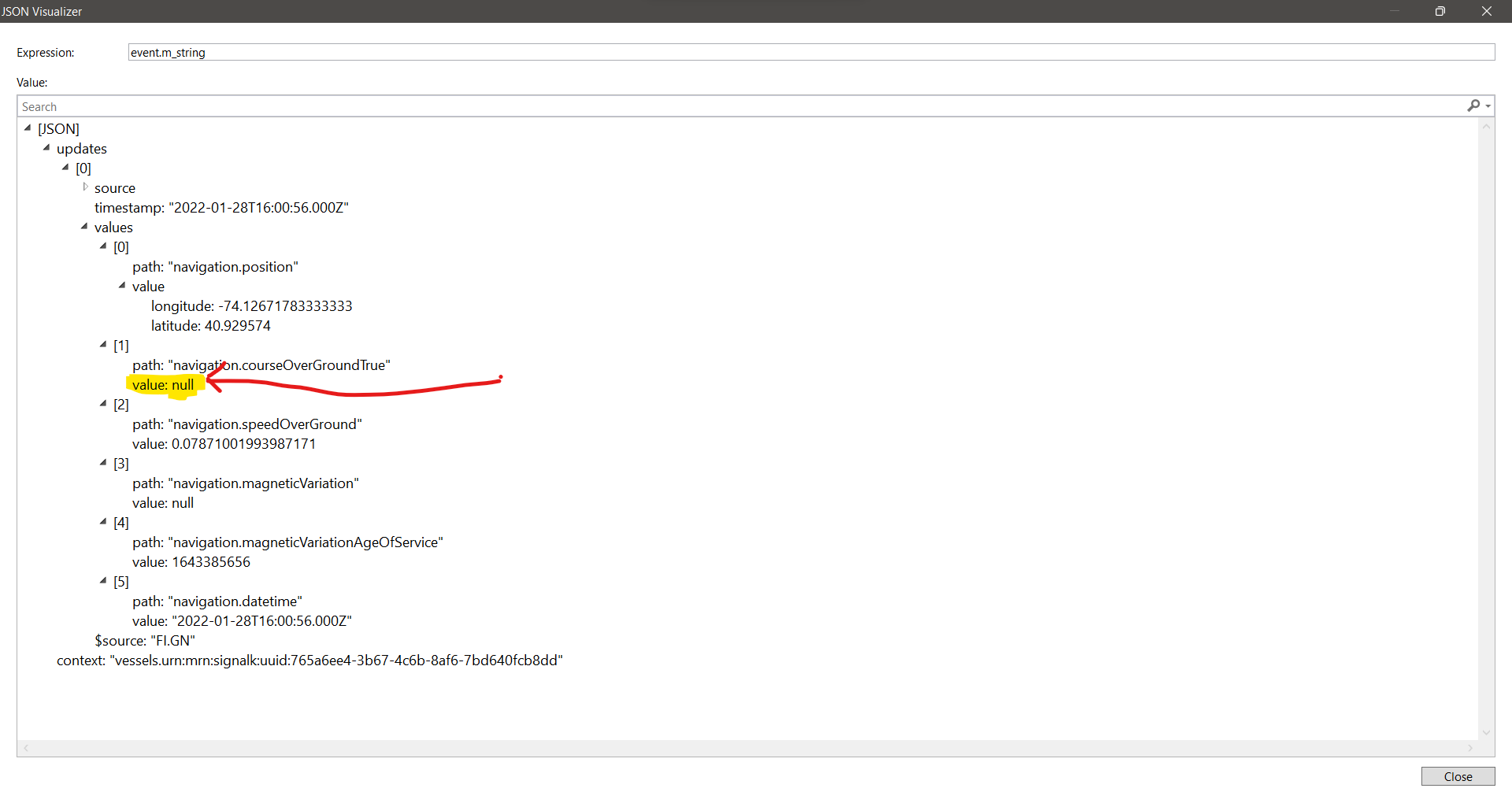 OpenCPN hangs when Filter NMEA course data is enabled in connection settings · Issue #2529 ...