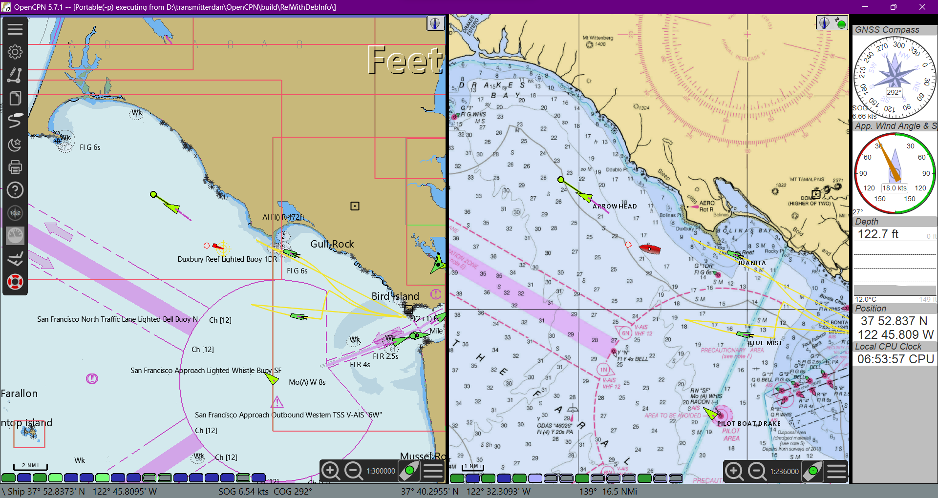 Ownship Is Not Drawn On Top Of All Other Elements In Enc Charts · Issue 2857 · Opencpnopencpn 