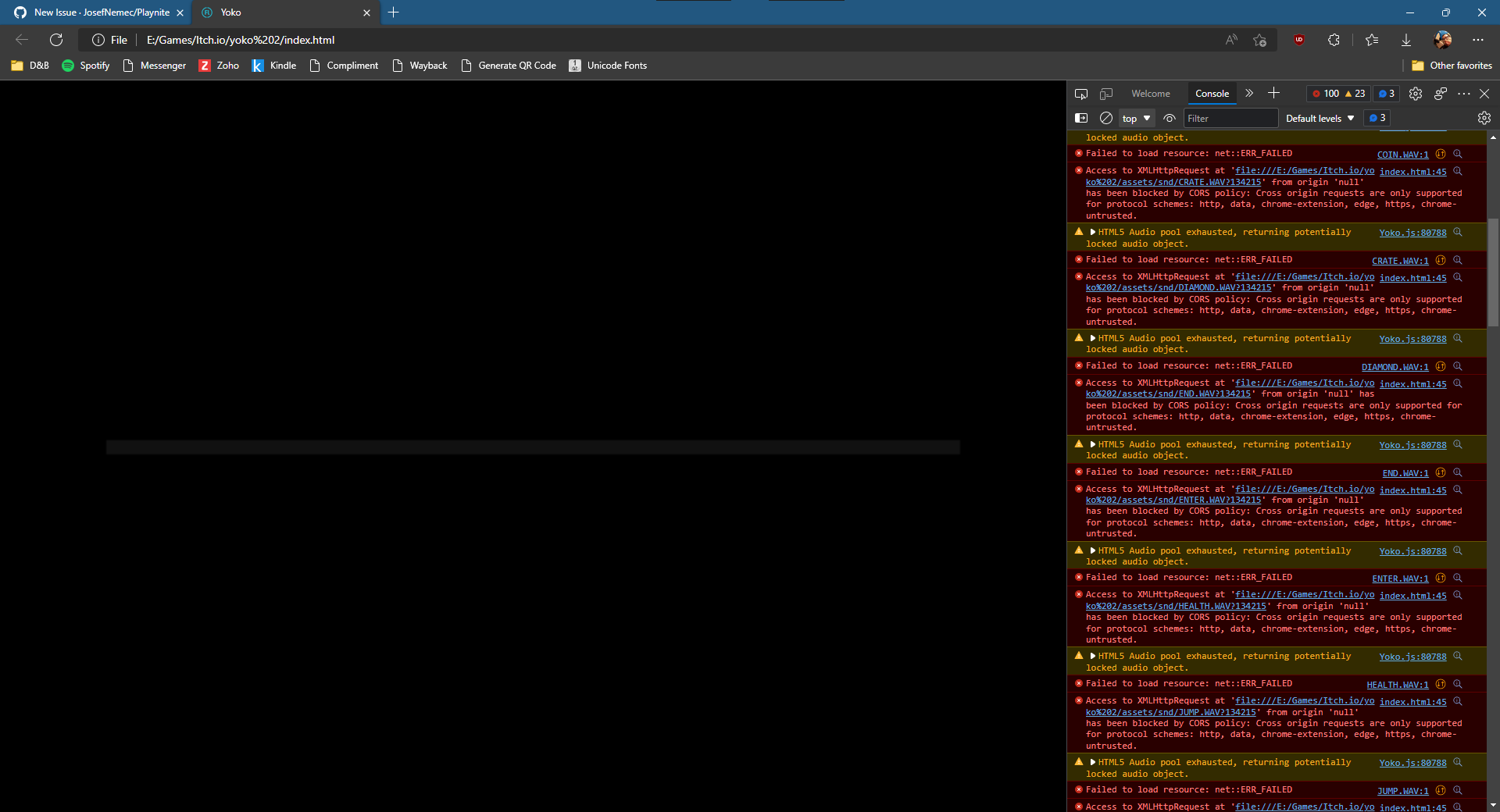 Itch.io HTML5 games don't run · Issue #2986 · JosefNemec/Playnite · GitHub