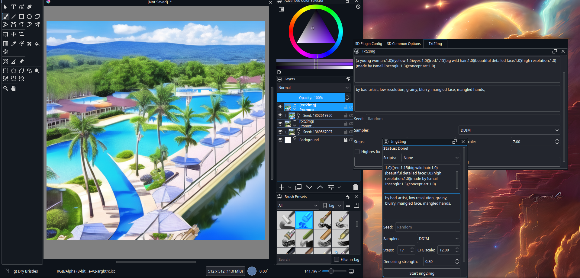 using normal prompt as negative prompt for no reason · Issue #104 · Interpause/auto-sd-paint-ext ...
