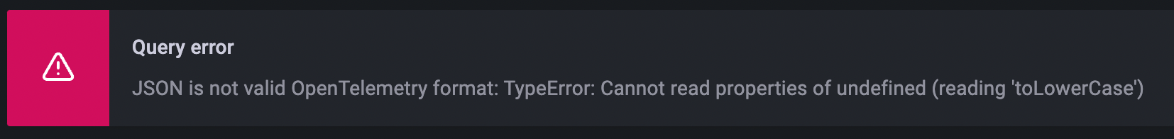 Cannot Import A Trace That Was Exported From Grafana · Issue 43060 · Grafanagrafana · Github