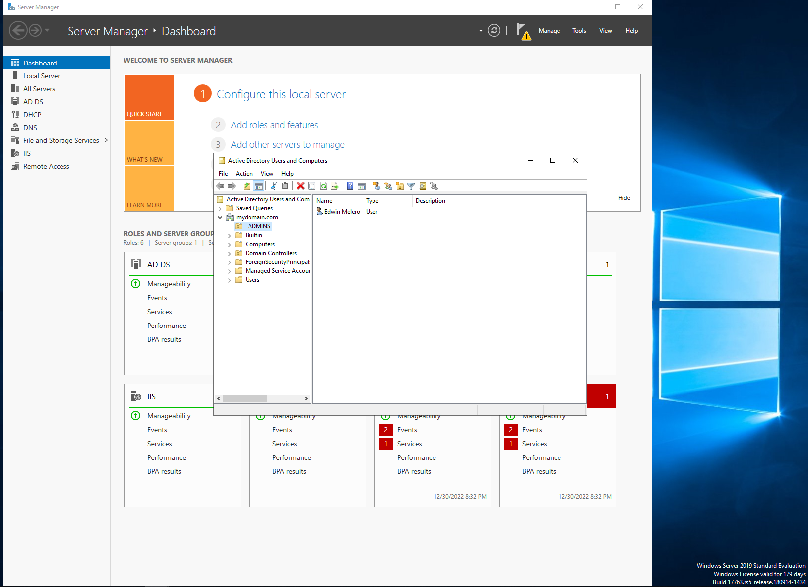 GitHub - edwinmelero/Active-Directory-Lab: This is a lab exercise to produce an Active Directory ...