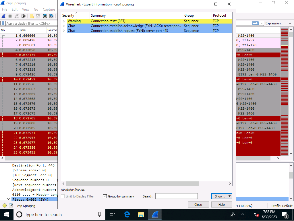 GitHub - edwinmelero/Wireshark-Lab: Analyzing Output From Network Security Output Tools