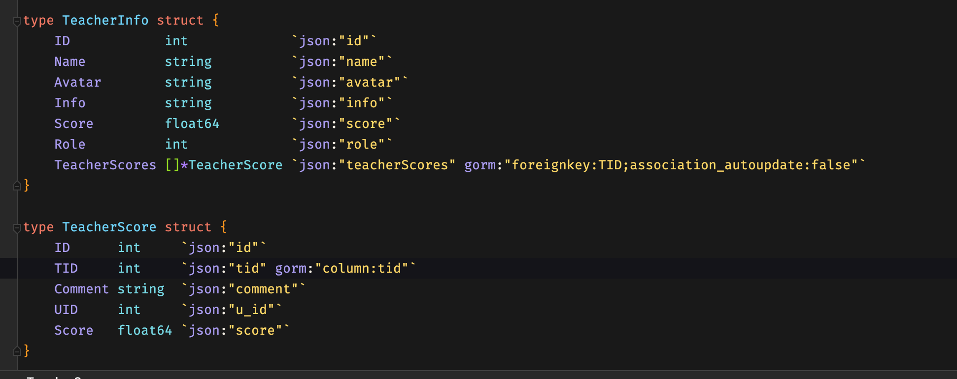 gorm preload : error : teacher_scores: unsupported relations for schema TeacherInfo · Issue ...