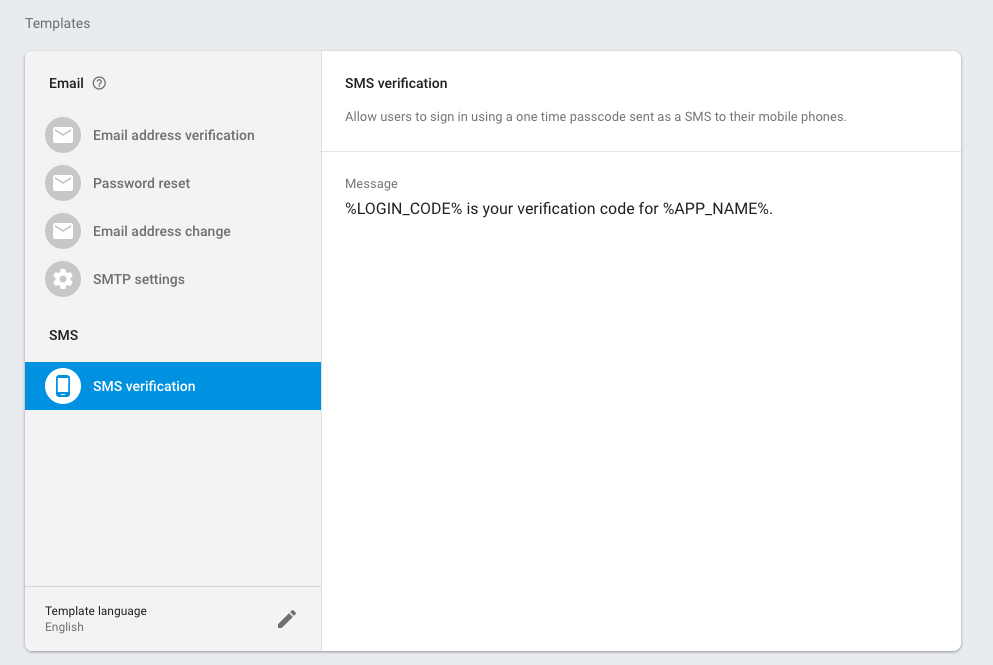 Phone Auth wrong SMS template. · Issue #1579 · invertase/react-native-firebase · GitHub