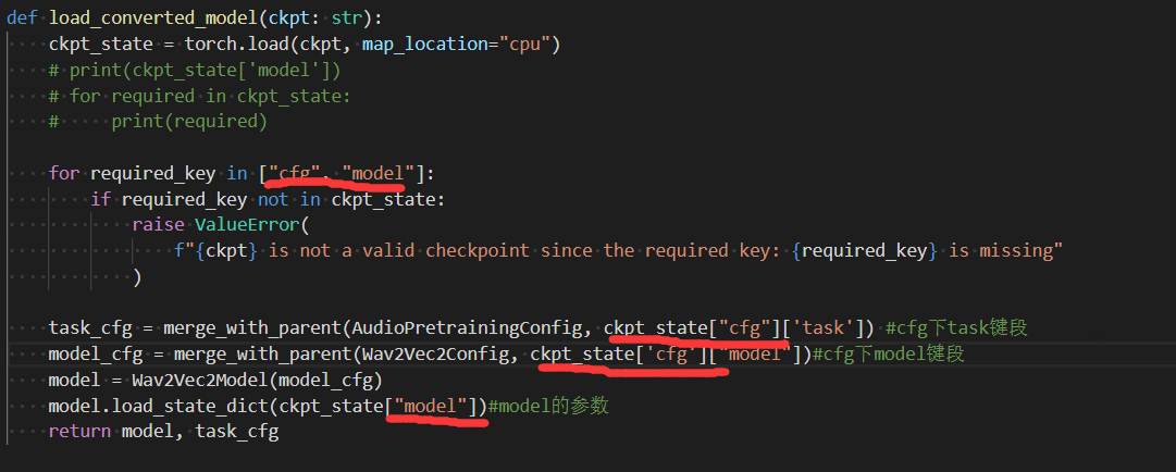 关于模型中没有task_cfg、model_cfg、model_weight、dictionaries_symbols这一问题，求大佬解答 · Issue #18 ...