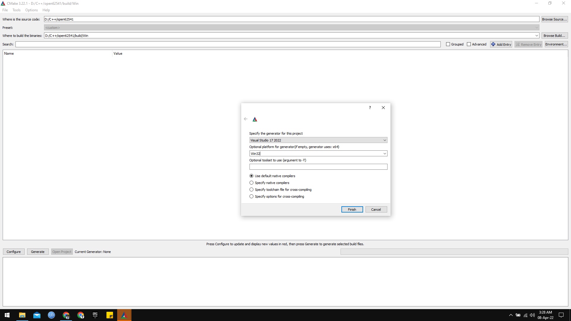 Windows 10 VS 2022 UA_ENABLE_ENCRYPTION Build Error · Issue #5049 · open62541/open62541 · GitHub