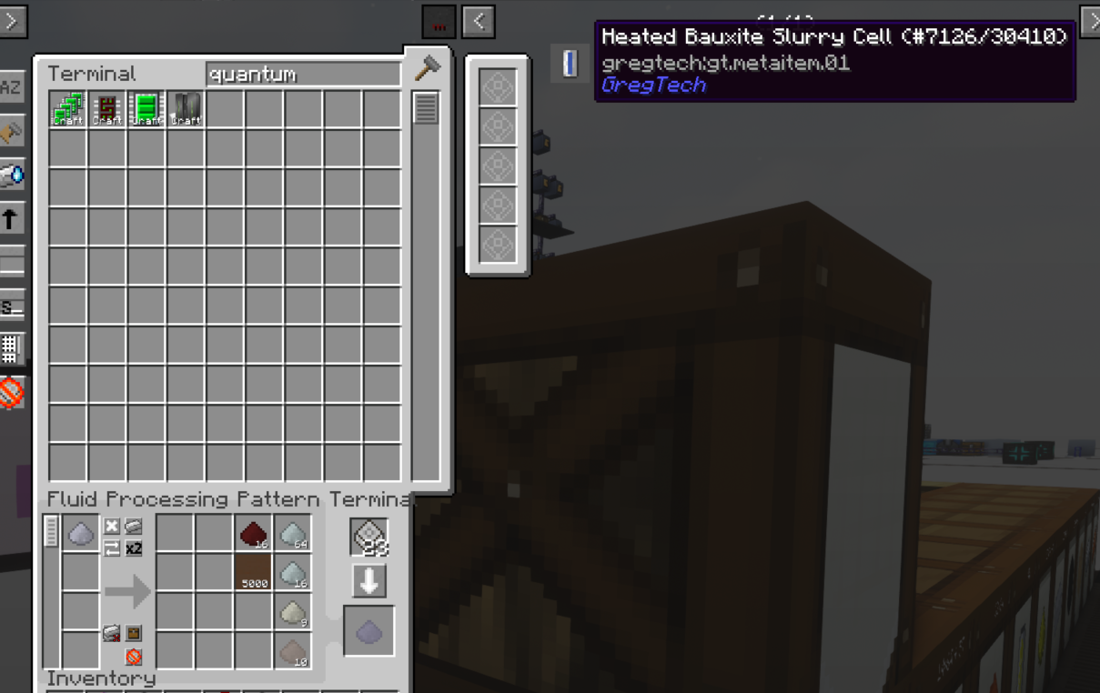 NEI crafting in Fluid Processing Pattern in Switch Terminal Mode doesnt ...