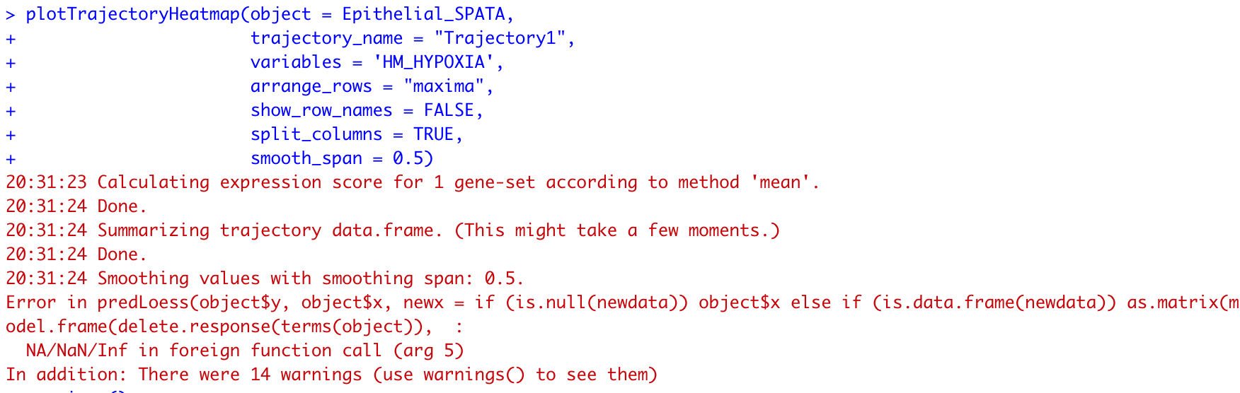 SPATA2 Trajectory analysis with single-cell dataset · Issue #35 · theMILOlab/SPATA2 · GitHub