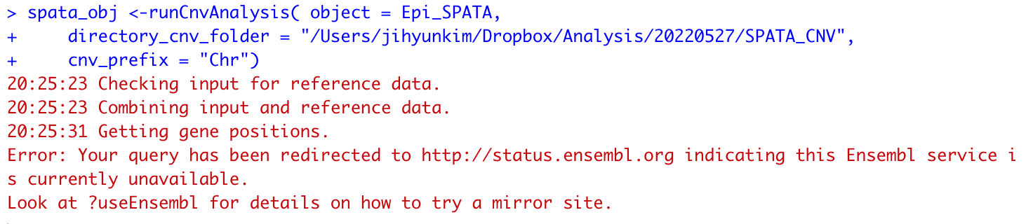 CNV analysis Ensembl service · Issue #38 · theMILOlab/SPATA2 · GitHub