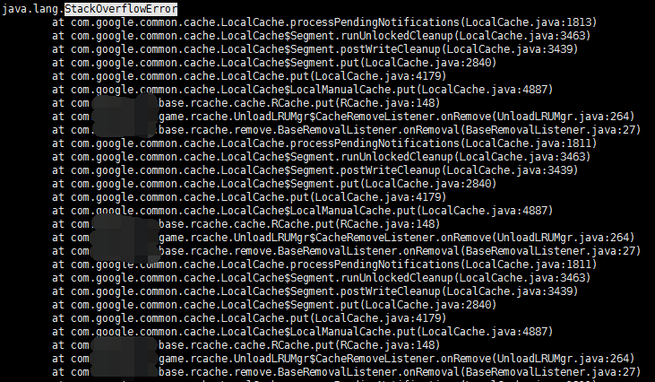 StackOverflowError caused，I need help pls · Issue #3293 · google/guava · GitHub