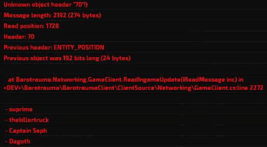 "Unknown object header"/"error while reading a network event" in multiplayer · Issue #1815 ...