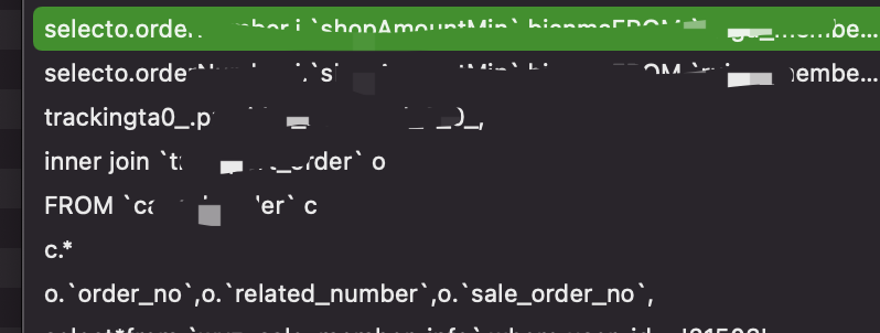 Query history can't be display complete in one row · Issue #913 · Sequel-Ace/Sequel-Ace · GitHub