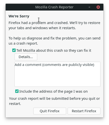 The Joplin Web Clipper Crashes Firefox · Issue 6505 · Laurent22joplin · Github