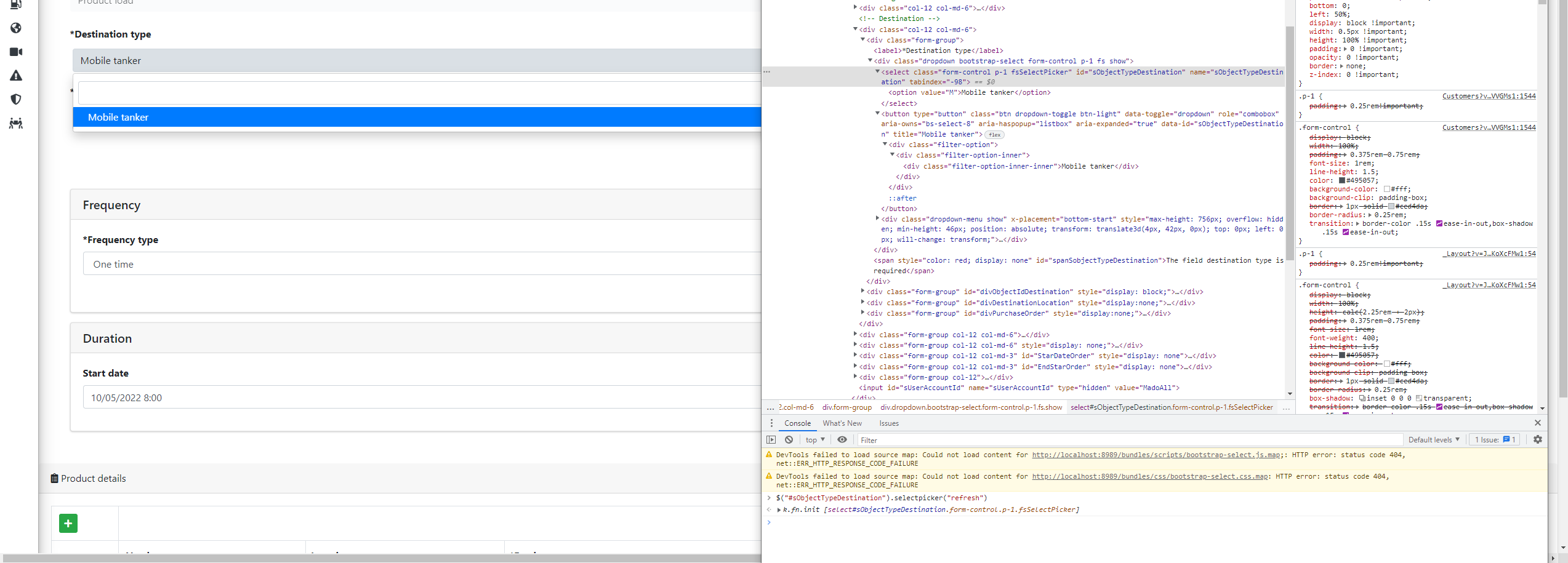 Visual Bug In Selector · Issue 2741 · Snapappointmentsbootstrap Select · Github