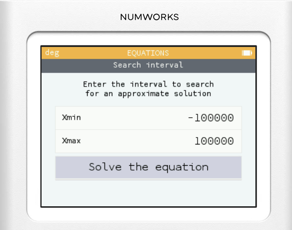 Improve Equations solving (chemistry CPGE) · Issue #1182 · numworks/epsilon · GitHub