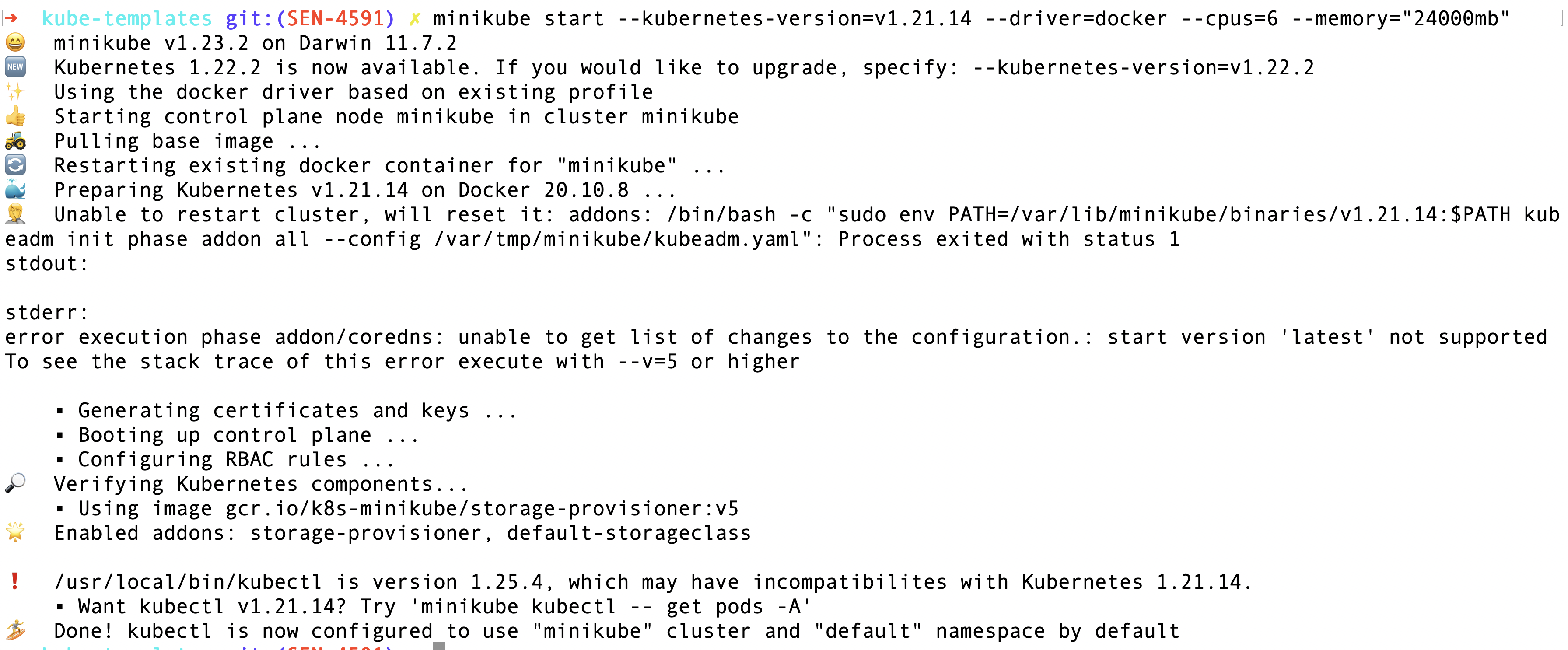 Loosing Minikube Cluster Upon Restarting My Mac · Issue 16296 · Kubernetes Minikube · Github