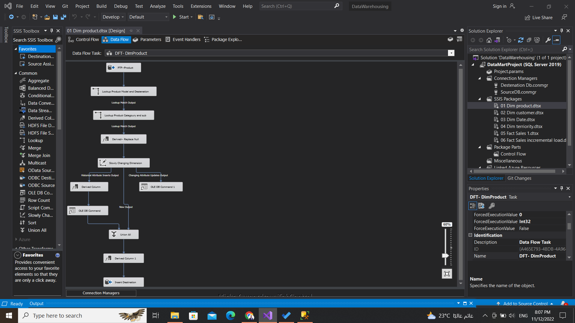 GitHub - MEslmaniiii/SalesDataMart: Building Sales Data Mart Using SSIS