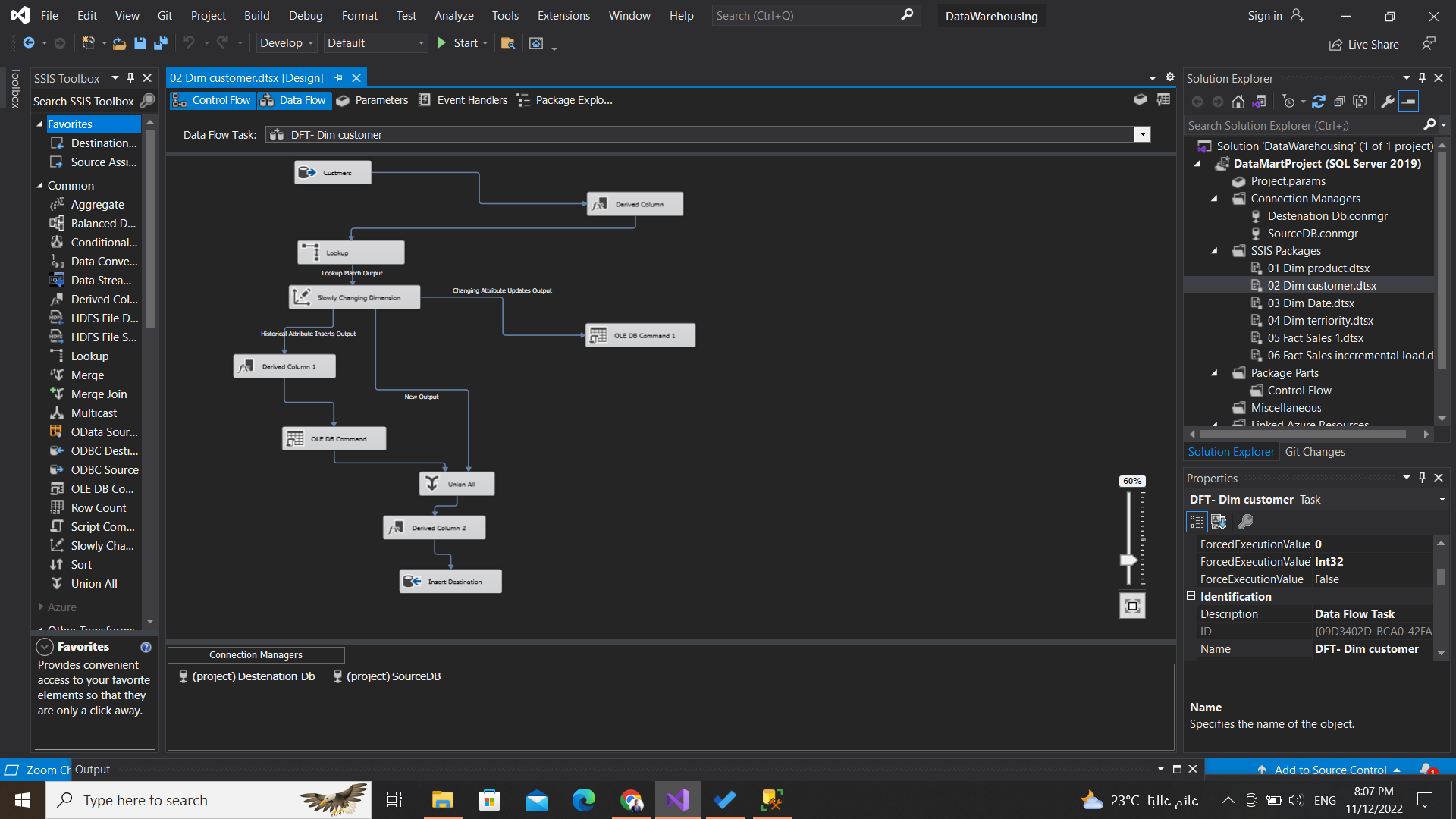 GitHub - MEslmaniiii/SalesDataMart: Building Sales Data Mart Using SSIS