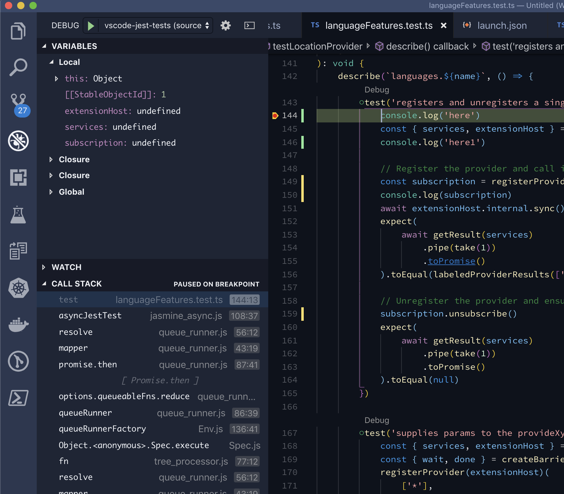 Debugger sometimes doesn't focus file in callstack when pausing · Issue #66369 · microsoft ...
