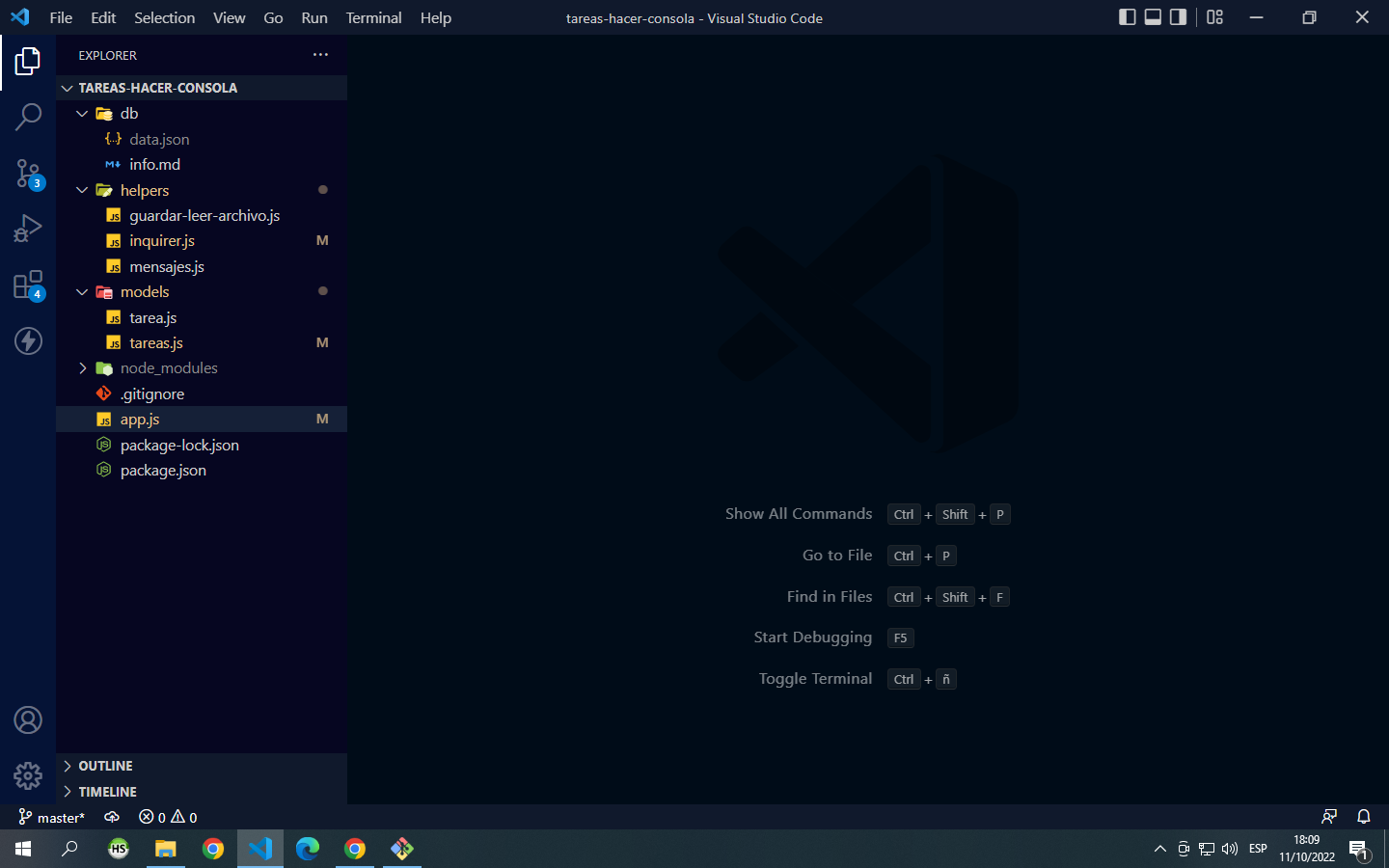 GitHub - DanielV96/tareas-hacer-consola