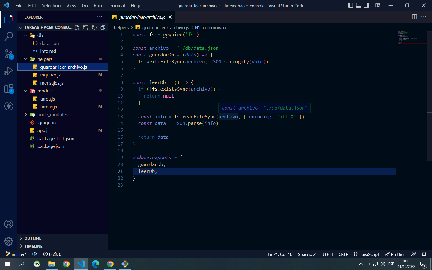 GitHub - DanielV96/tareas-hacer-consola