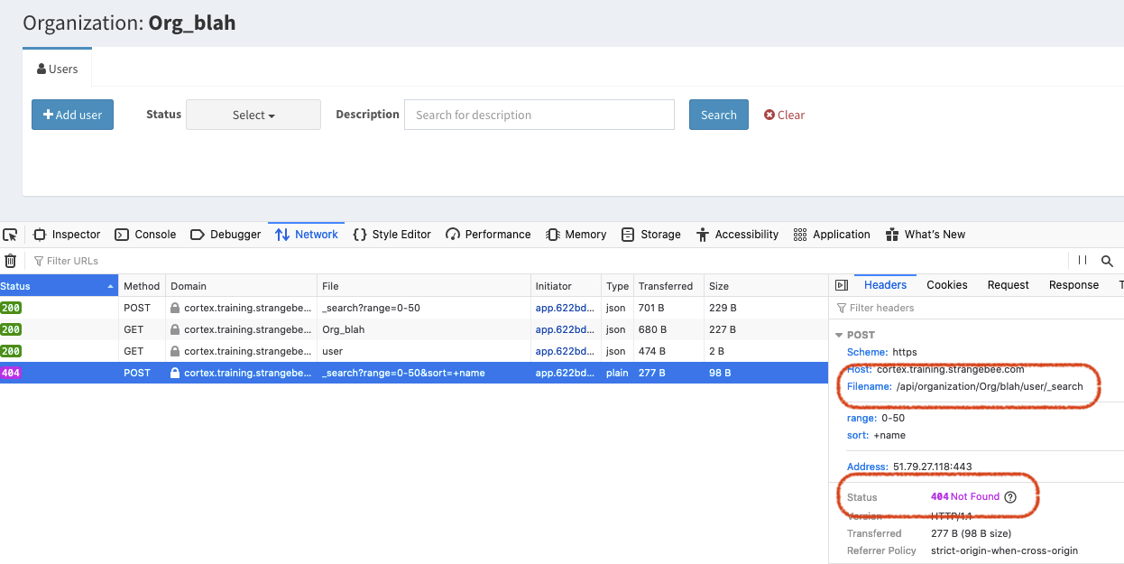 Cant Create Organisation Named With · Issue 294 · Thehive Projectcortex · Github