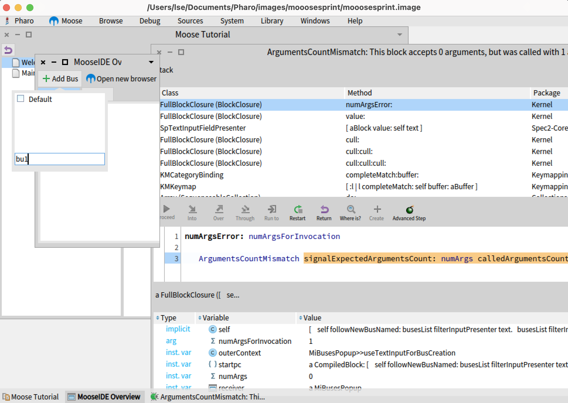 Clicking on Add Bus in a Brand New Image and Moose IDE Overview Throws Exception · Issue #654 ...