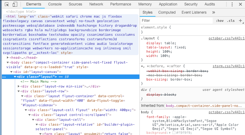Major layout break · Issue #253 · rainlab/builder-plugin · GitHub