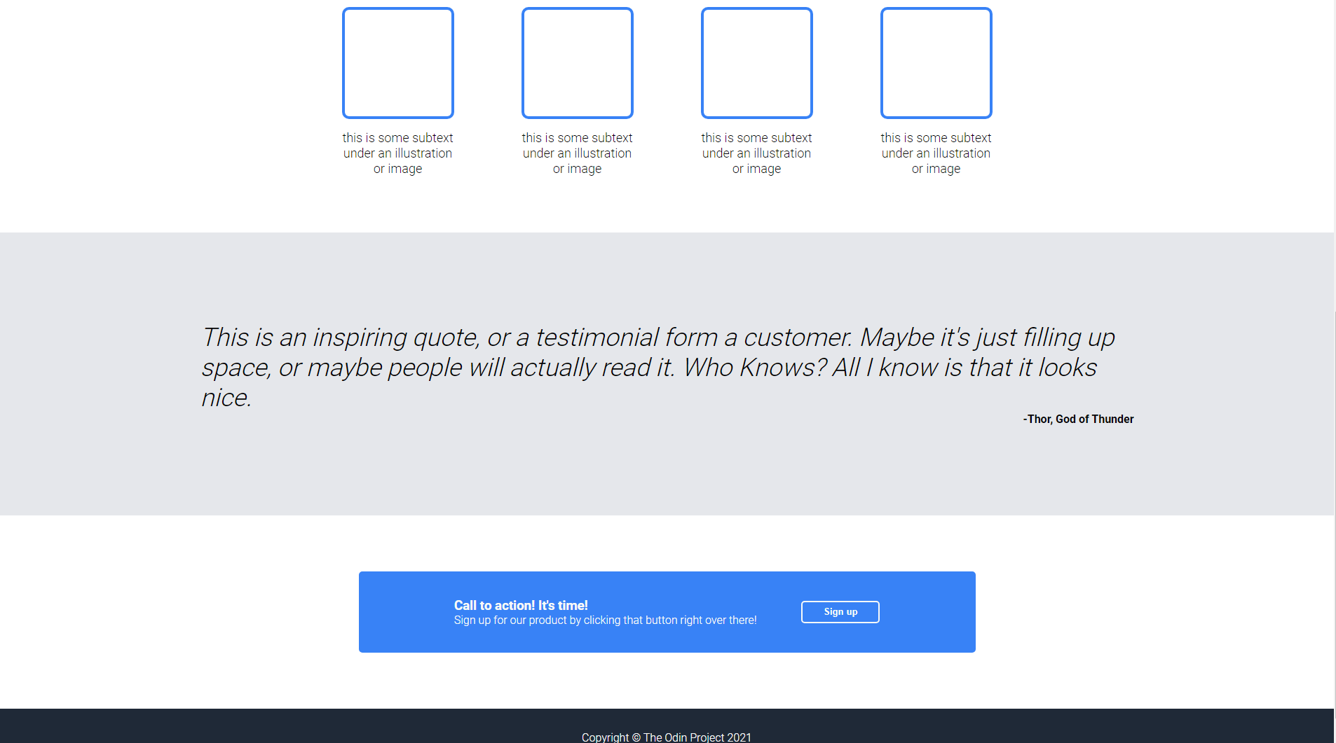 Github Ceeja22odin Project Landing Page Odin Project Learning