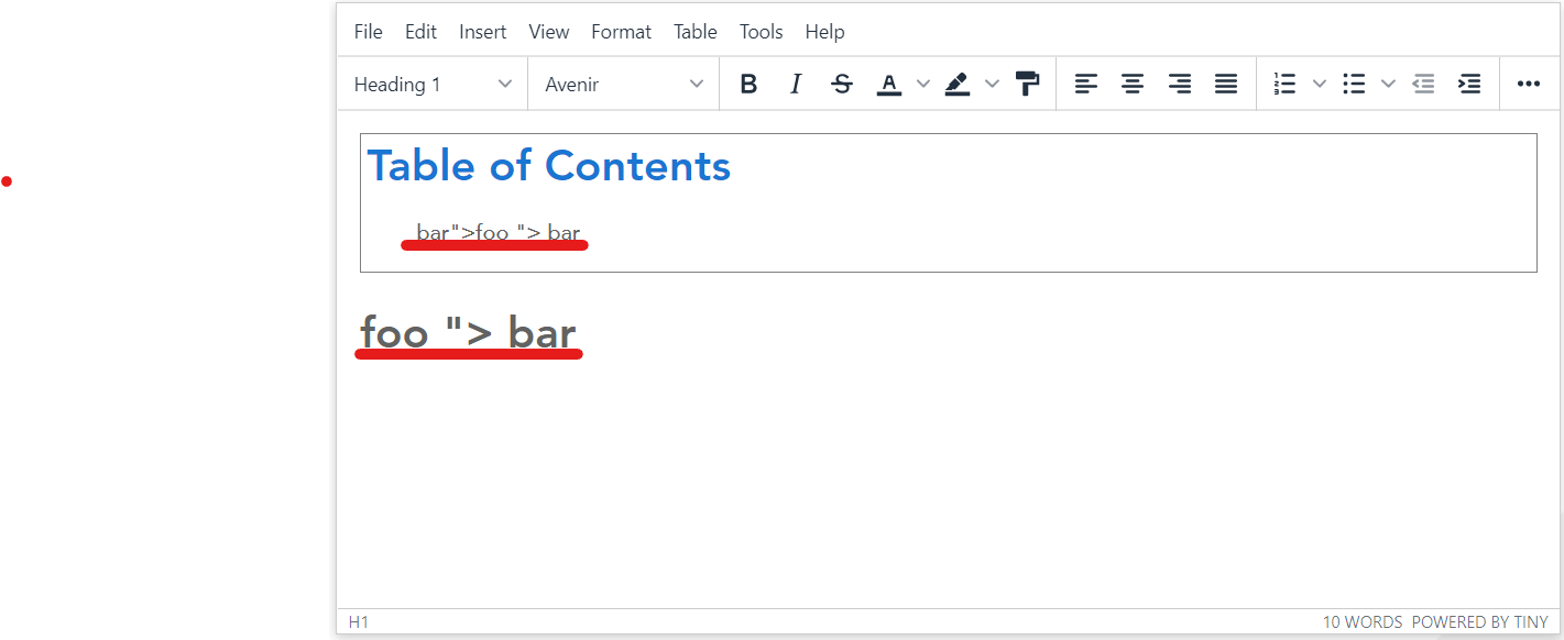 If the header is pasted, the table of contents may be strange. · Issue ...