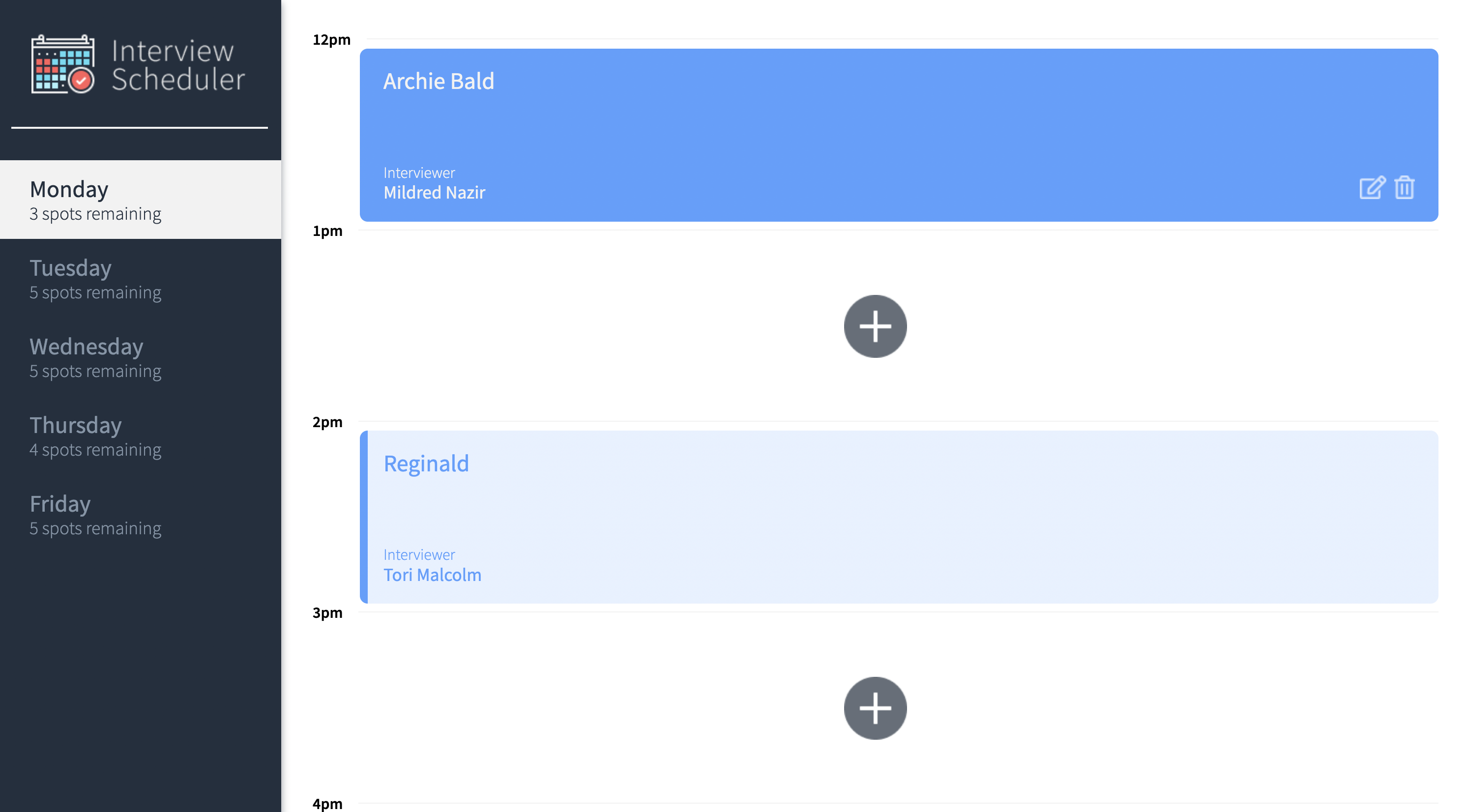 GitHub - sb242/scheduler: This application allows users to book appointments through different ...