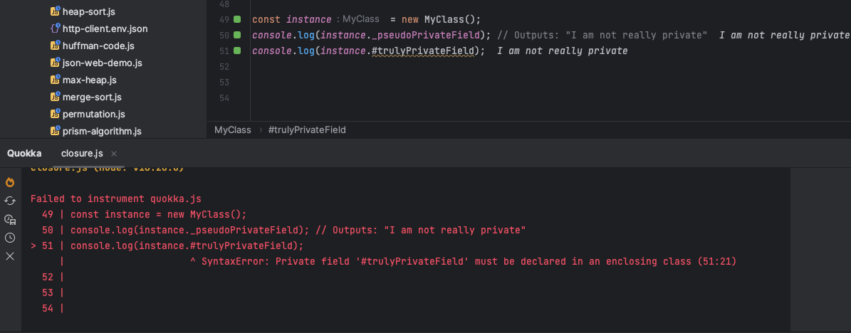 Closure, Encapsulation and use class notation to denote the same ...