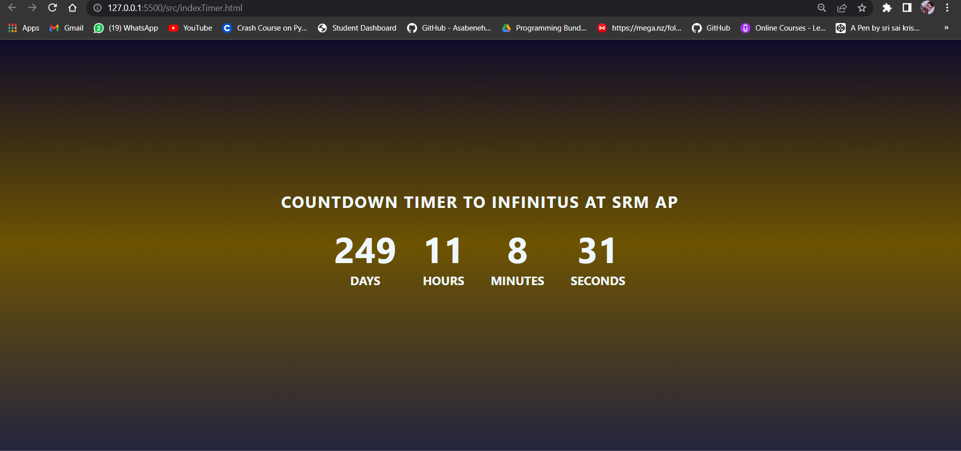 GitHub - srisaikrishnabatthineni/codeclause_stopwatch_timer