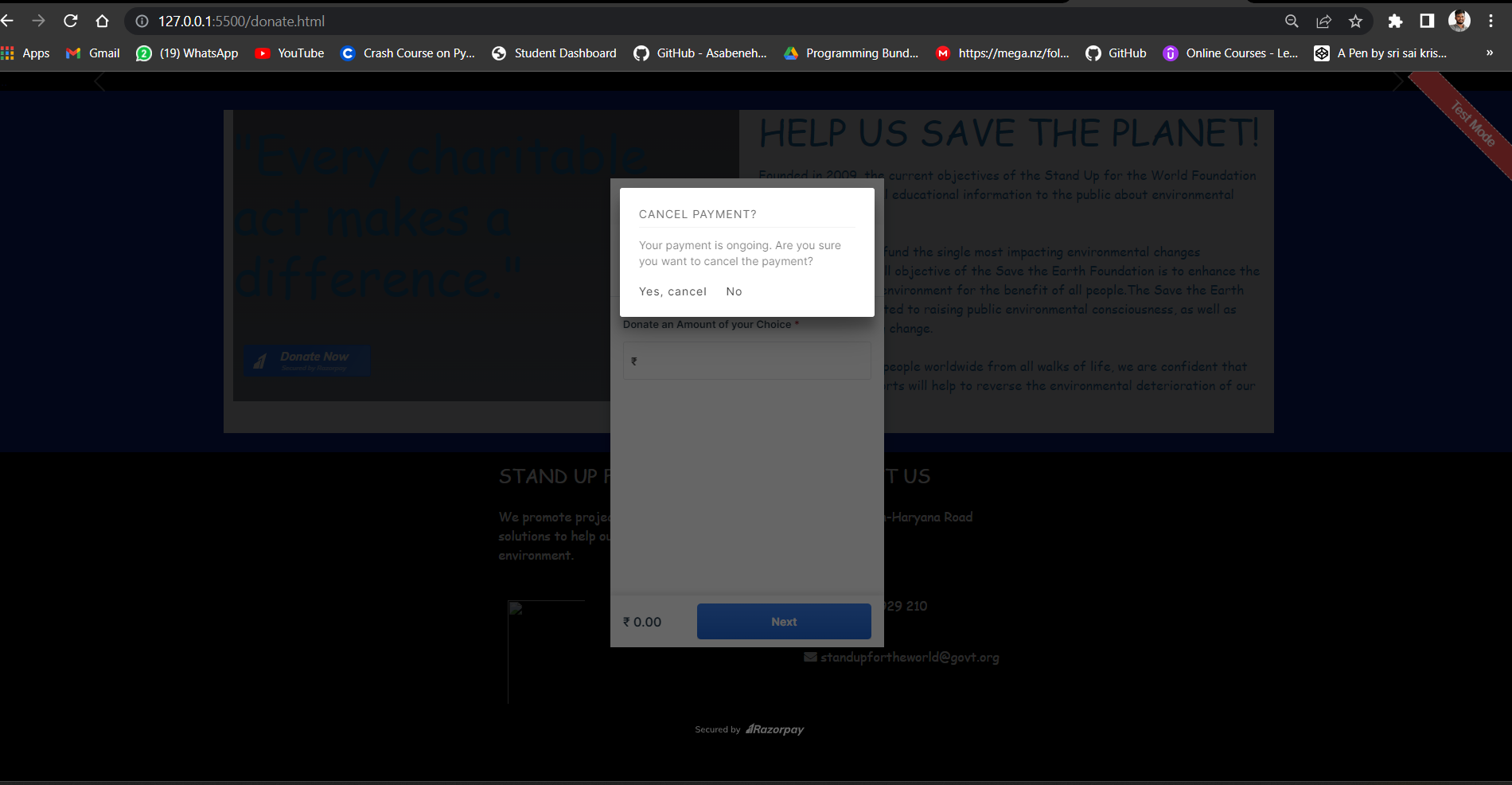 GitHub - srisaikrishnabatthineni/codeclause_paymentgateway