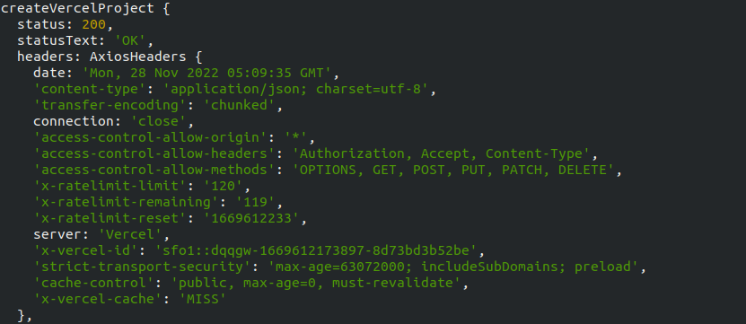 Vercel Create Project Api Encoded Response · Vercel · Discussion 1091 · Github 