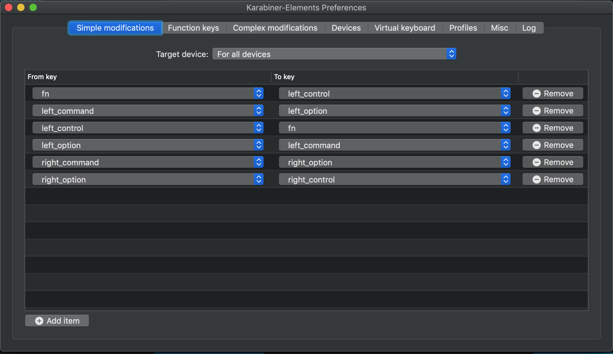 [[Bug]] Swapping Left_Command and Left_Option Seems to Cause Control-Option-B to Not Get ...