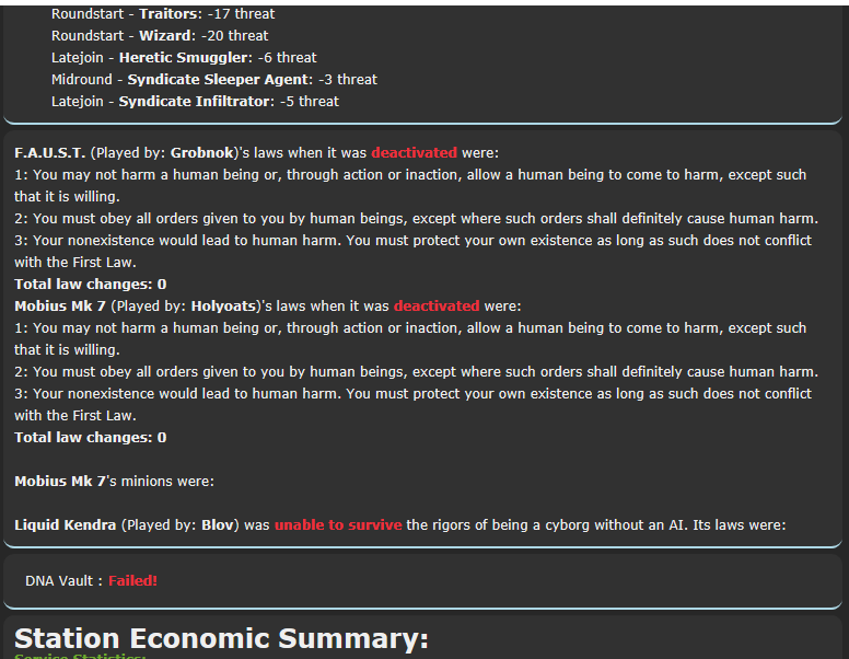 Imposter wizard event seems to break the check antagonists panel (and the end of round panel ...