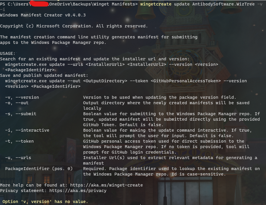 Wingetcreate V I Does Nothing · Issue 176 · Microsoft Winget Create · Github