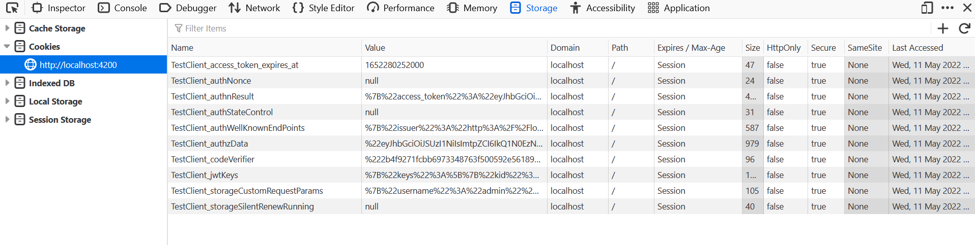 [Bug]: StorageKeys ->authnResult not being stored if we use Cookie Storage Service instead of ...
