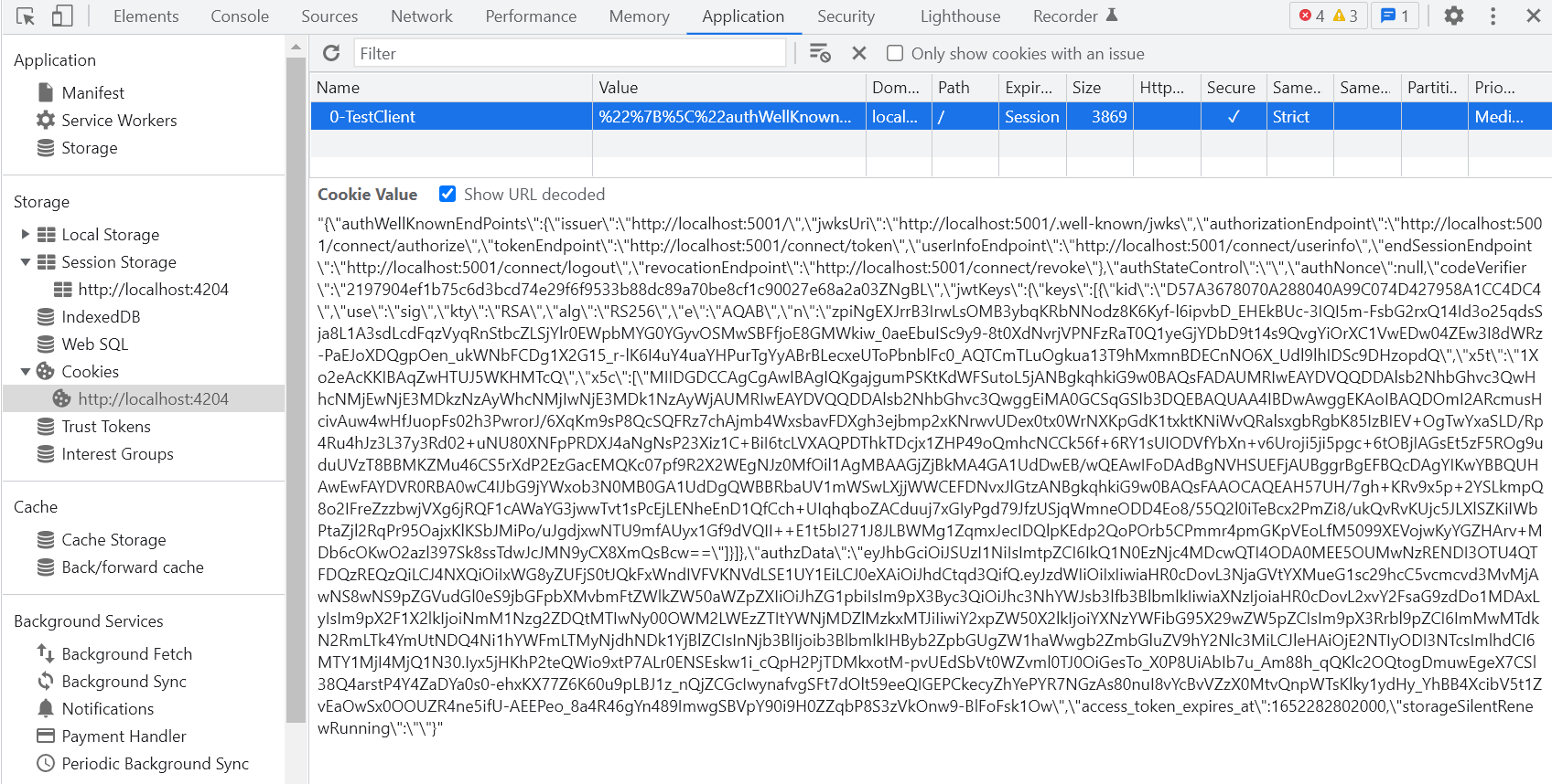[Bug]: StorageKeys ->authnResult not being stored if we use Cookie Storage Service instead of ...