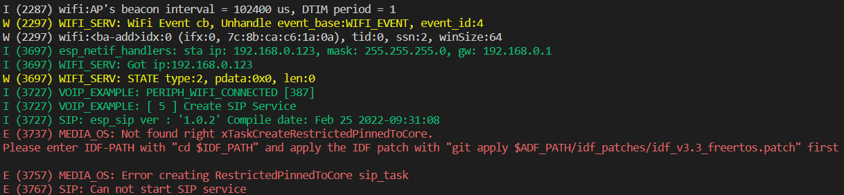 xTaskCreateRestrictedPinnedToCore can't work on Windows after apply idf ...