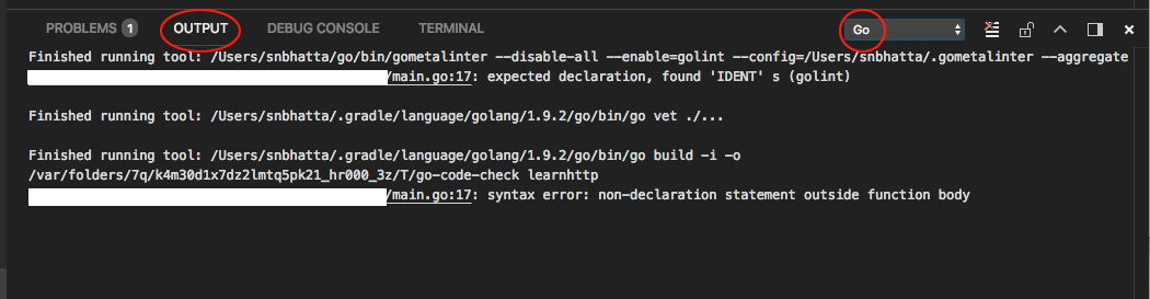 PROBLEMS panel symlink error · Issue #1568 · microsoft/vscode-go · GitHub