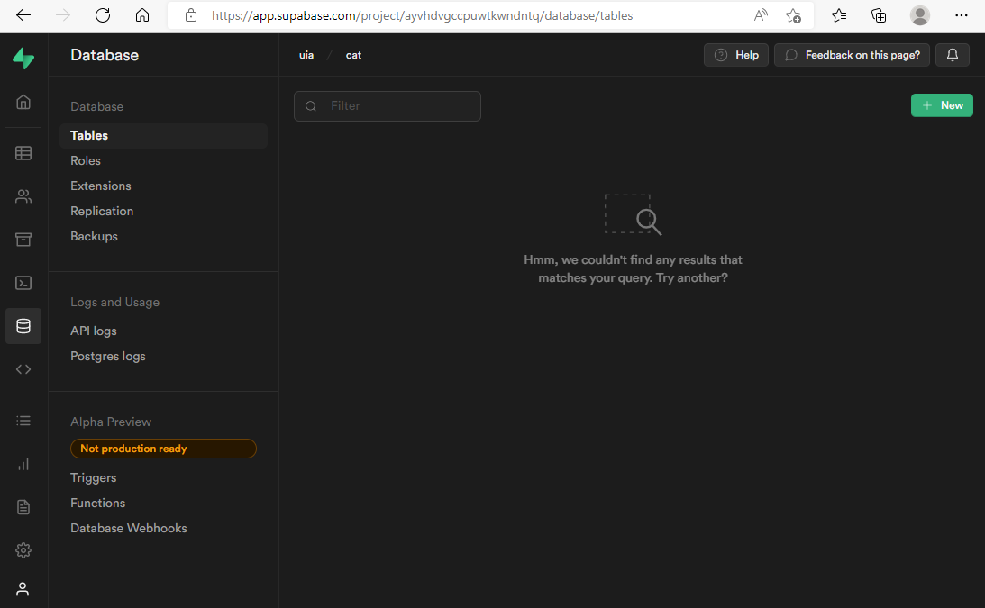 Tables from user defined schema not shown in dashboard (.../database/tables page) · Issue #8874 ...