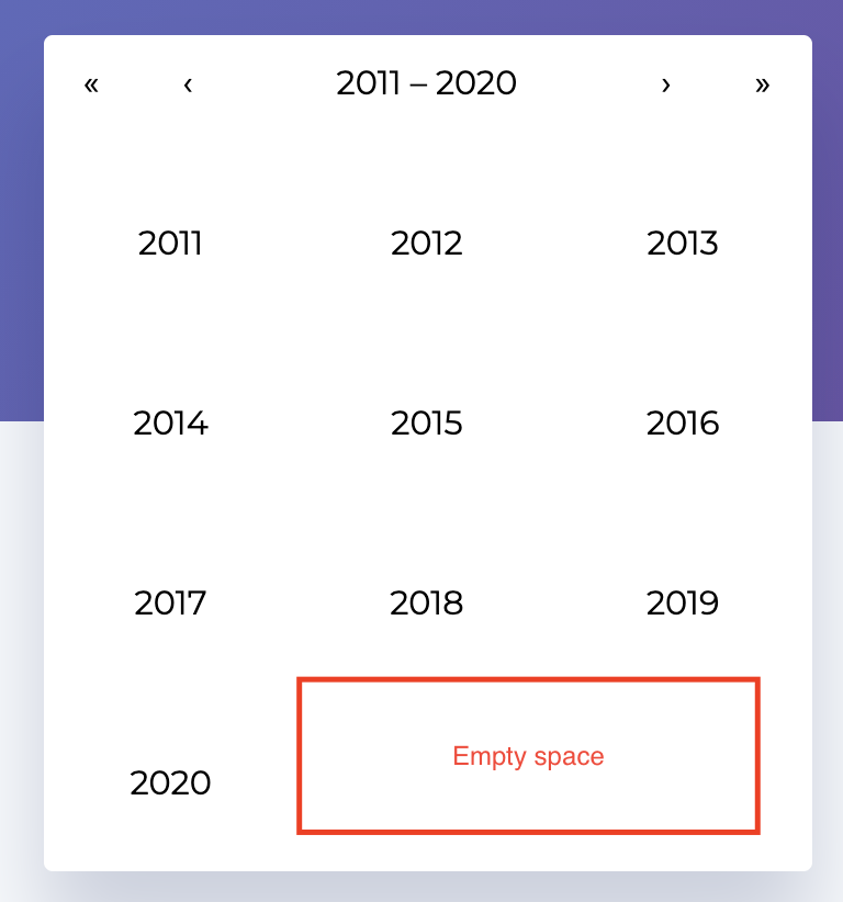Customizable number of years per page · Issue #554 · wojtekmaj/react-calendar · GitHub
